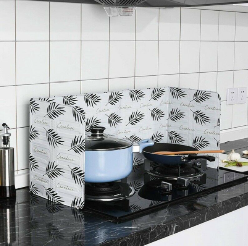 SKYSHOP Anti Splatter Shield Guard Splash Screen Cover Kitchen | Shopee ...