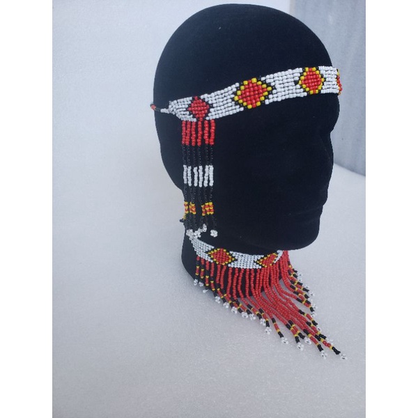 FASHION ETHNIC HEADDRESS AND NECKLACE SET FOR WOMEN/ TRIBAL/MANOBO ...