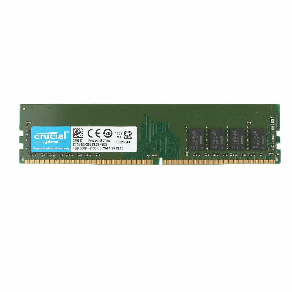 Crucial RAM DDR4 DDR3 4GB 8GB 1066MHz 1333MHz 1600MHz 2133MHz 2400MHz ...