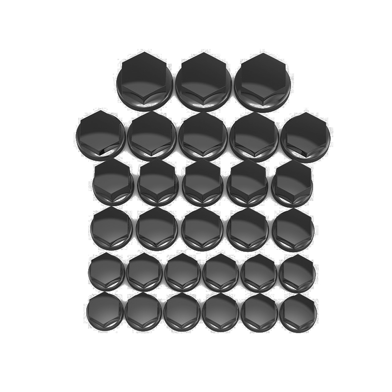 Burnt Titanium Screw Cover Motorcycle Modification Electroplating ABS ...