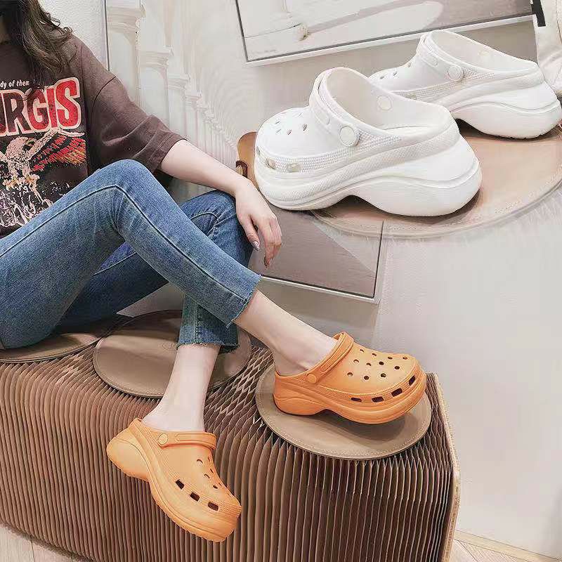 Fashion Bae soft sole lite hole shoes drew show bae clog design Sandal ...