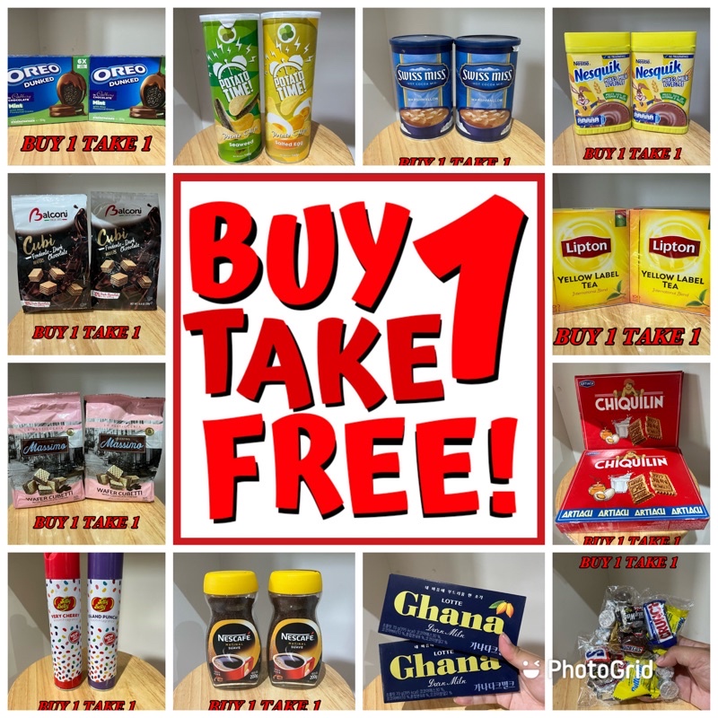 Buy 1 Take 1 - All imported Items Chocolates & Snacks | Shopee Philippines