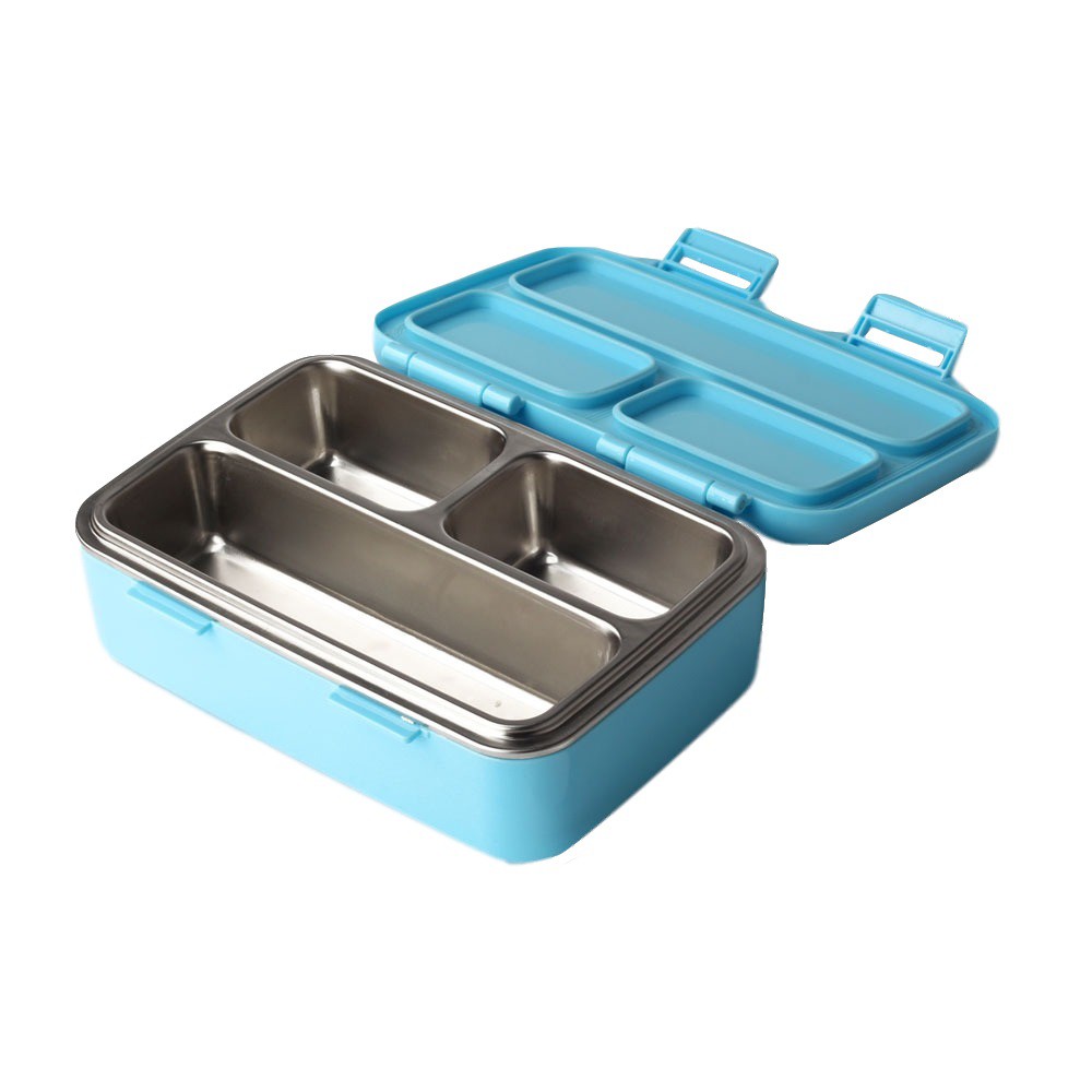 KEEPS Stainless Steel Trio Bento Lunch Box | Shopee Philippines