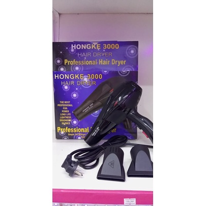 HONGKE BLOWER 3000W PROFESSIONAL HAIR DRYER | Shopee Philippines