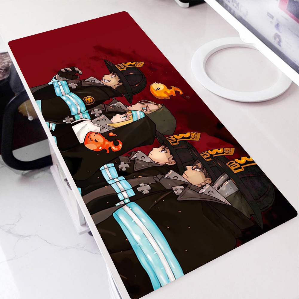 Fire Force Gaming Mouse Pad Large Mouse Pad Gamer Big Mouse Mat For PC ...
