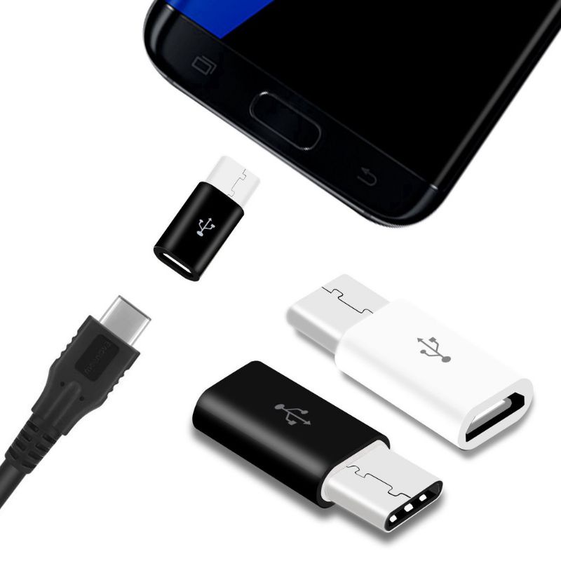Micro USB to Type C Adapter Connector For Android phone To Type-C ...
