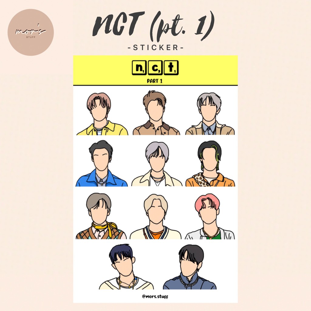 Nct Sticker Set | Shopee Philippines