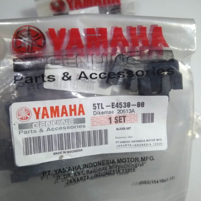 3pcs Yamaha Genuine Slide Pieces - Mio Soul Fino Carb Mxi Mio soul i115 Aerox Mio i125(M3 ...