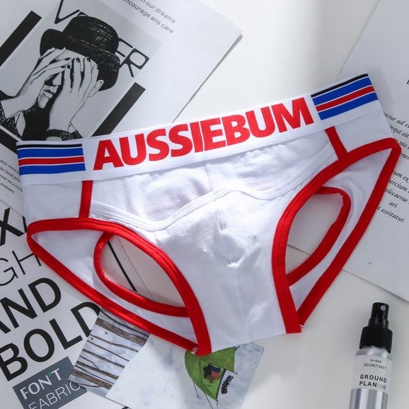 Aussie Bum Cotton Bottomless Jockstraps Bumless Briefs Jock Strap Brief ...