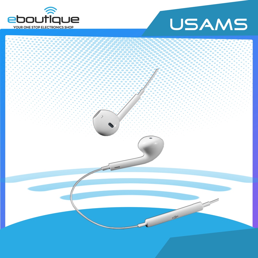 USAMS Wired Earphone Headset with Mic For Android Phone Tablet (Ep-22 ...