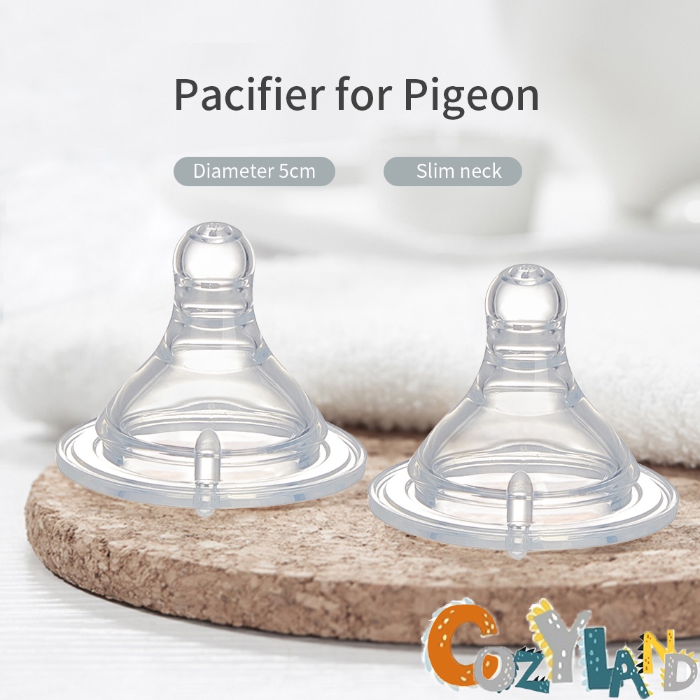 Cozyland Standard silicone nipple Bottle slim neck baby pacifier 5cm ...