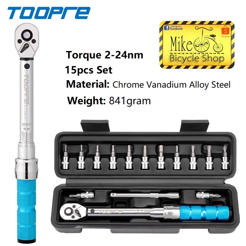TOOPRE Bicycle Torque Wrench Tool set TL-10 TL-20 TL-12 Repair Bike ...