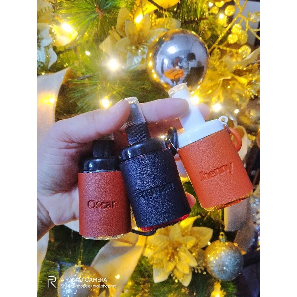 REFILLABLE PERSONALIZED ALCOHOL SPRAY BOTTLE 40ml/PERFUME & COLOGNE ...