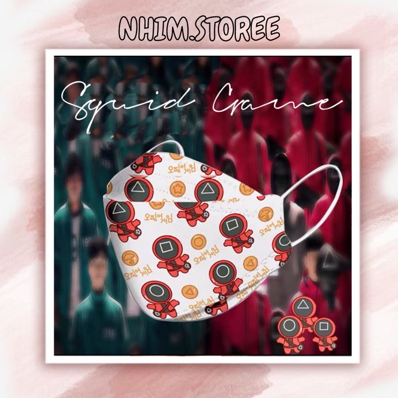 Squid Game 3-Layer Mask Squid Game (Adult Size) | Shopee Philippines