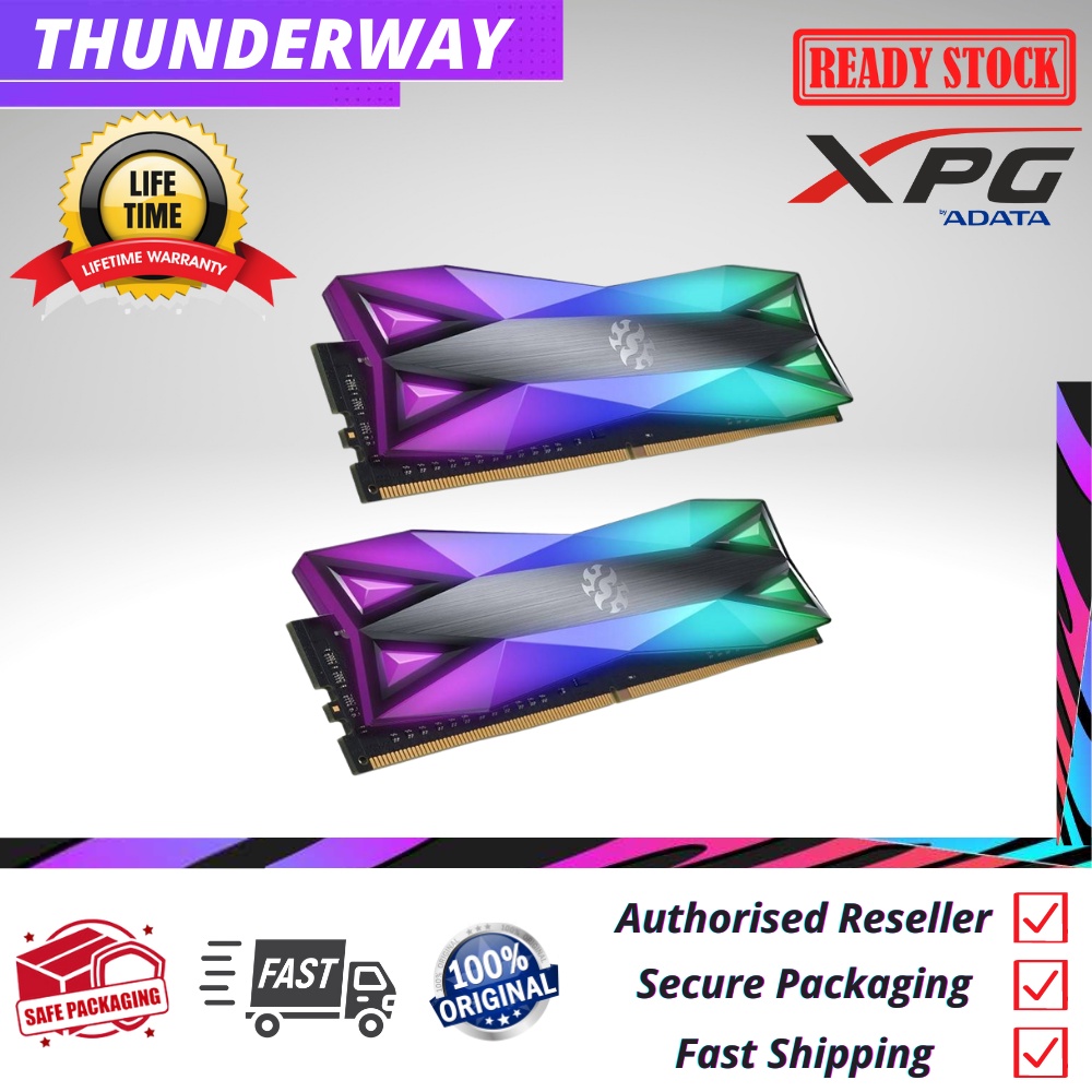 ADATA Xpg D60g Ddr4 3200 16gb 8gb Ram Dual Pack | Shopee Philippines