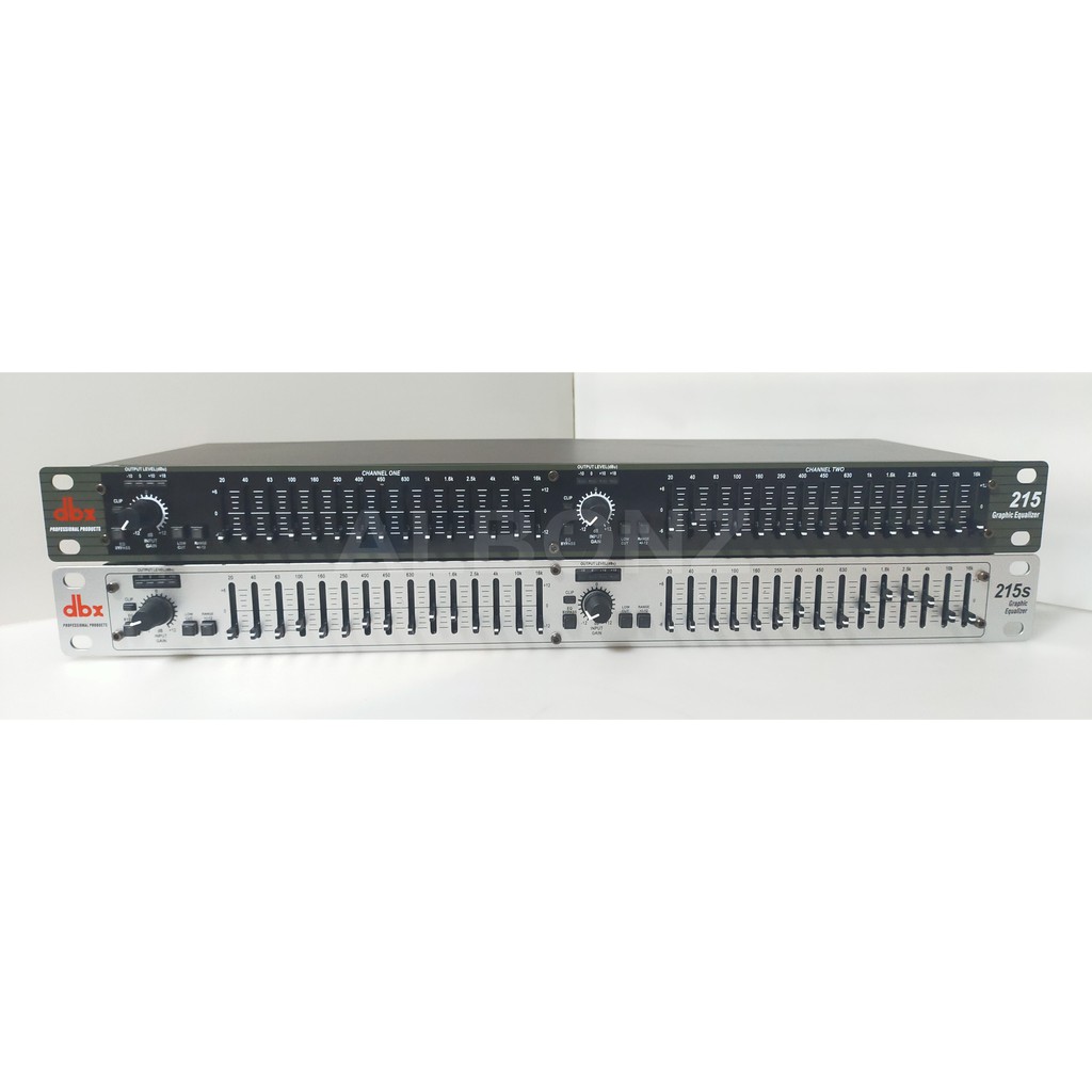 Equalizer DBX 215s and DBX 215 Dual 15 Band Graphic Equalizer | Shopee ...