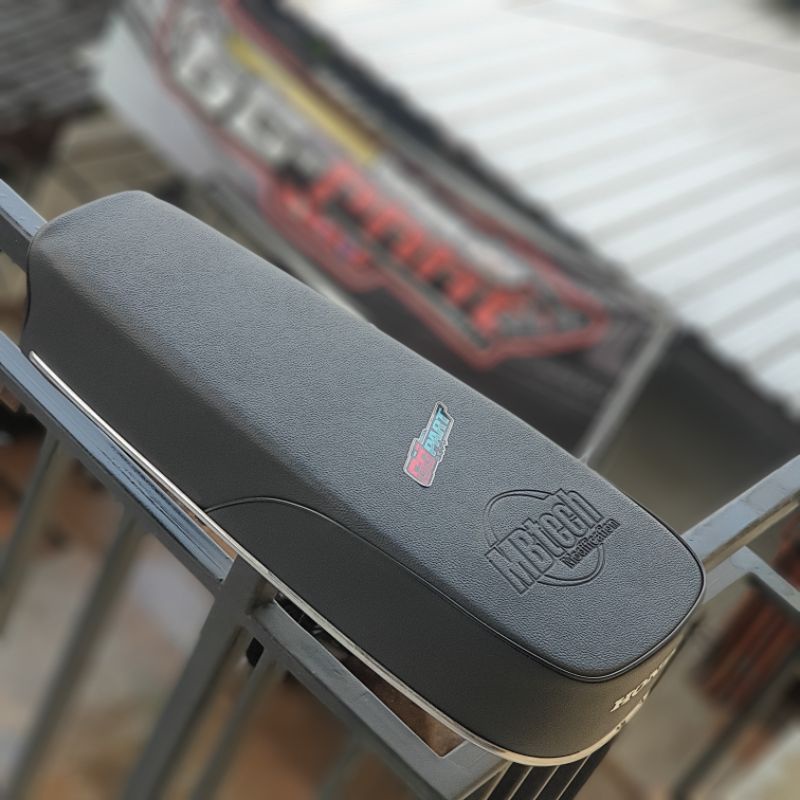 Cb MBtech Seat Plain Leather MBtech logo Green Foam | Shopee Philippines