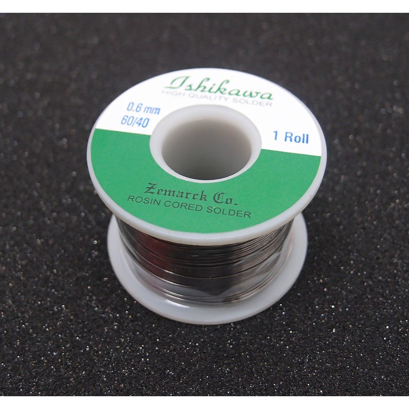 Ishikawa Soldering Lead /0.8mm/1.0mm/1.2mm 60/40 Tin Lead Rosin Core ...