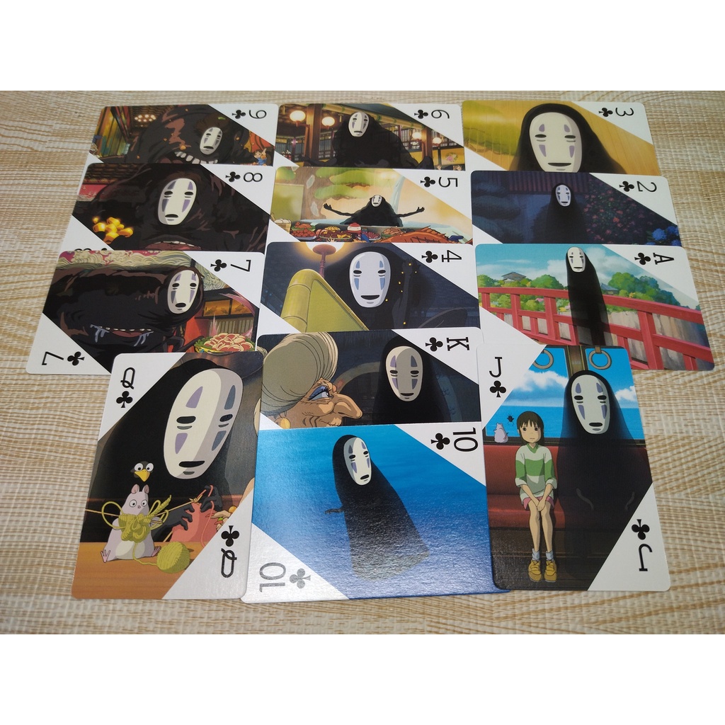 Spirited Away Ghibli Anime Merch: Playing cards COMPLETE SET [Official ...