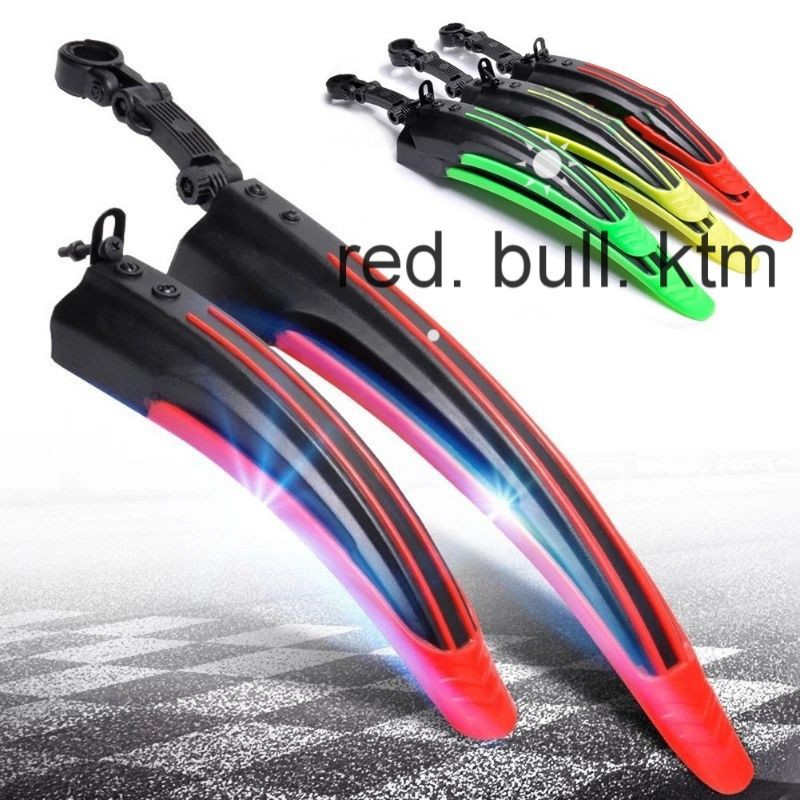 2Pcs MTB Bike Bicycles Front Rear Plastic Mudguard Fenders Set | Shopee ...
