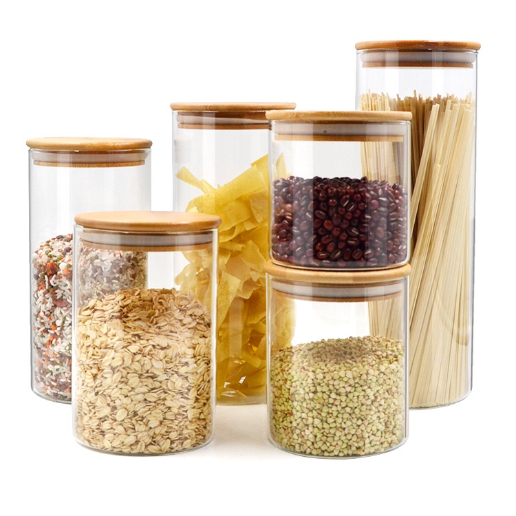 Food Storage Glass Jar Bottle Kitchen Fresh-keeping Box Mason Jar ...