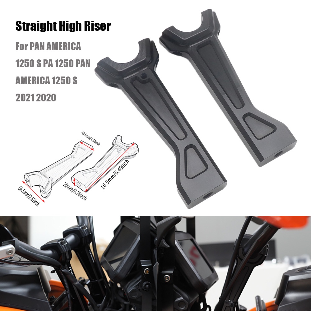 Heightening Fixed seat Clamps Risers Handlebar Bar Risers Mount FOR PAN ...