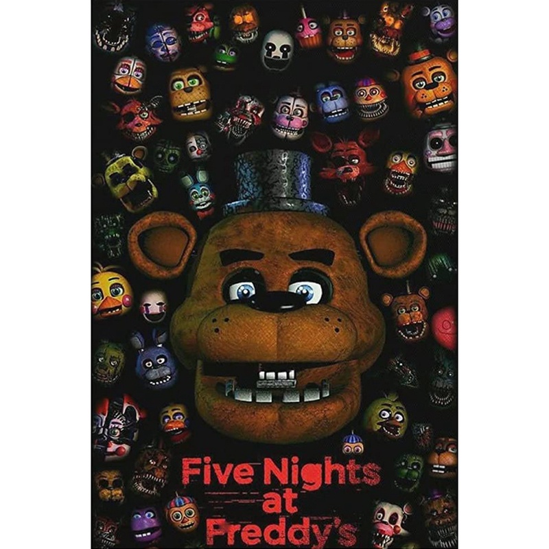 FNAF Five Nights at Freddy's A3 Silk Poster | Shopee Philippines