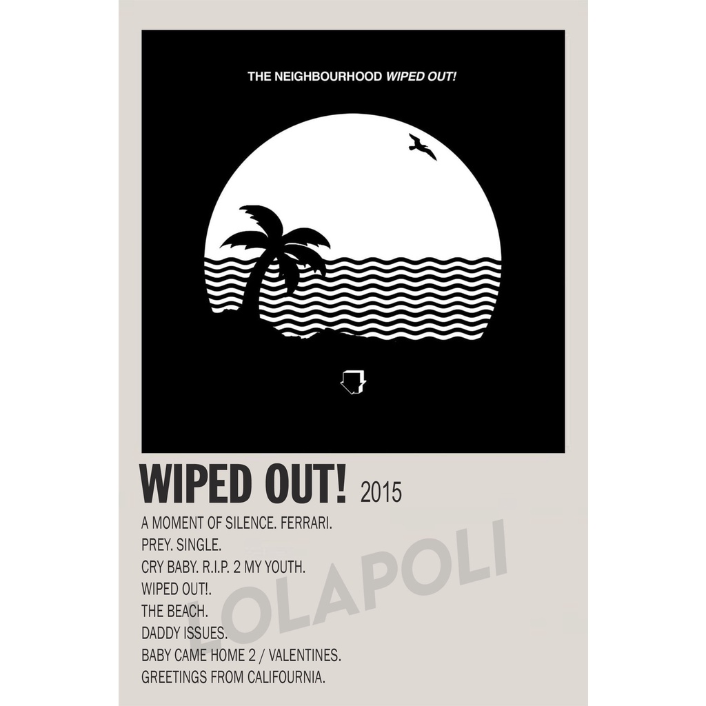 Wiped Out Album Cover Poster! - The Neighborhood | Shopee Philippines