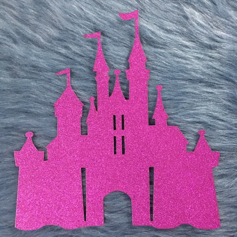 Princess Castle Glittercard Cake Topper 6x6 inches | Shopee Philippines