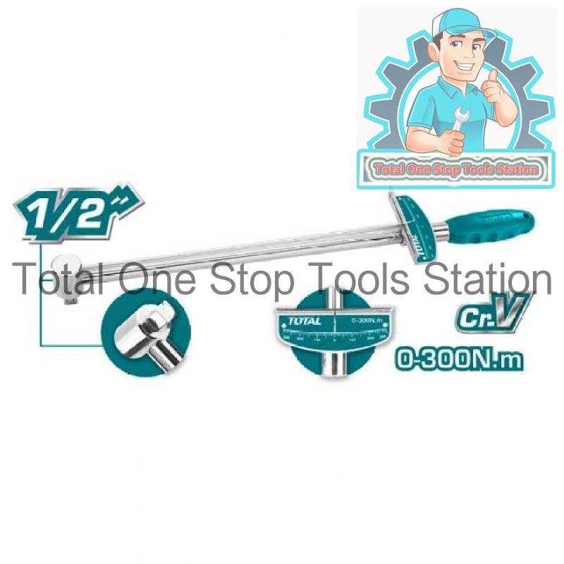TOTAL Torque Wrench 1/2" Premium Industrial TOOLS THPTW300N2 | Shopee ...