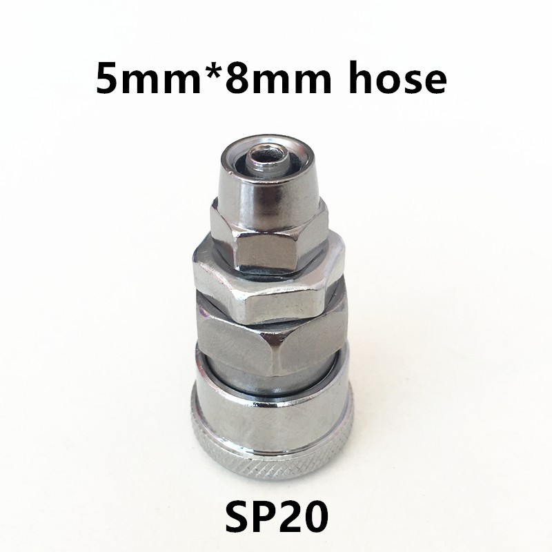 Pneumatic Fittings 1/4" Air Compressor Hose Quick Couplers High ...