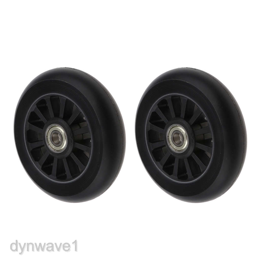 1 Pair PU 100mm Scooter for Speed Skates Trolley Outdoor Skating ...