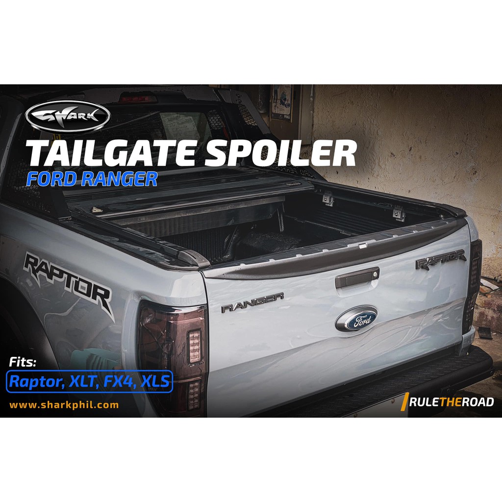 Shark Tailgate Spoiler for Ford Ranger 2015 - 2022 | Shopee Philippines
