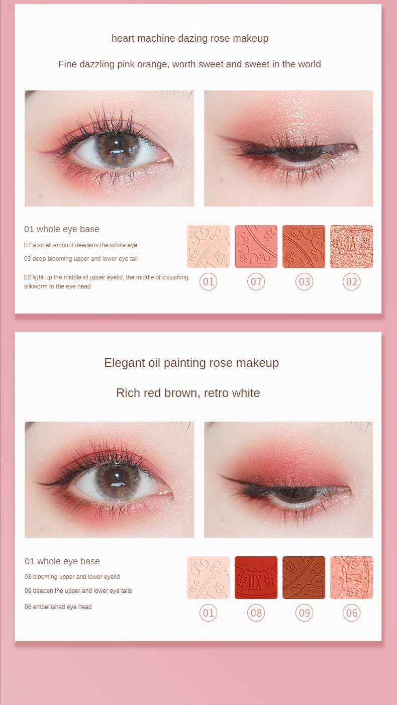 [Limited Time Promotion] ZEESEA 9-Color Eyeshadow Palette Pearlescent Matte Eye Makeup Highly ...