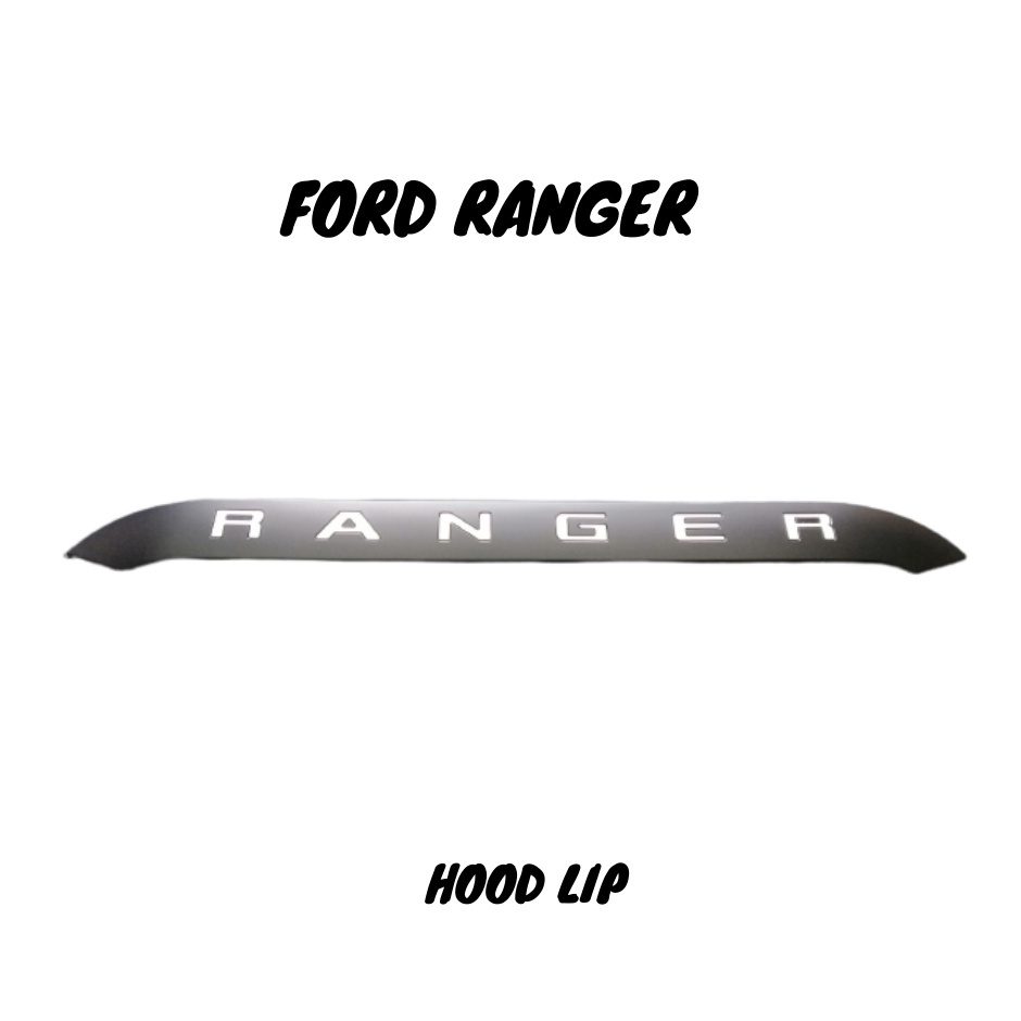 FORD RANGER HOOD LID 2016-2021 matte black | Shopee Philippines
