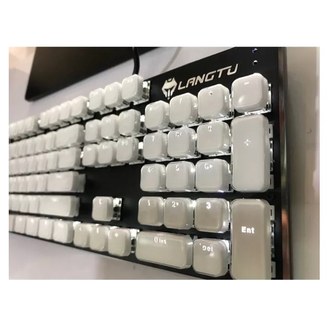 Wolf Totem G100 (White/Black) Type-Writer Keyboard | Shopee Philippines