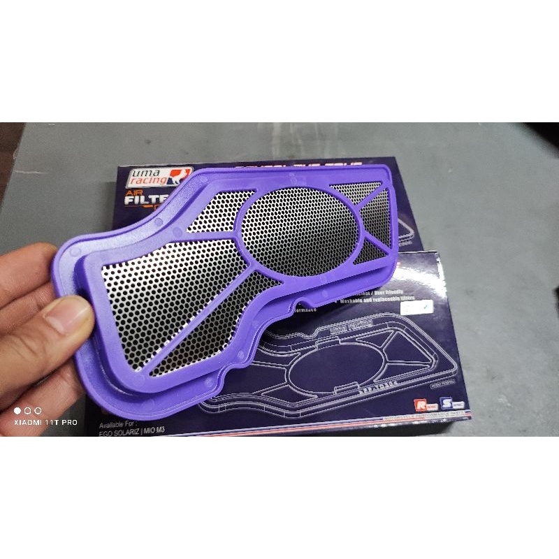 UMA RACING HI FLOW AIR/WASHABLE FILTER FOR MIO I 125/M3/MIO SOUL I 125 ...
