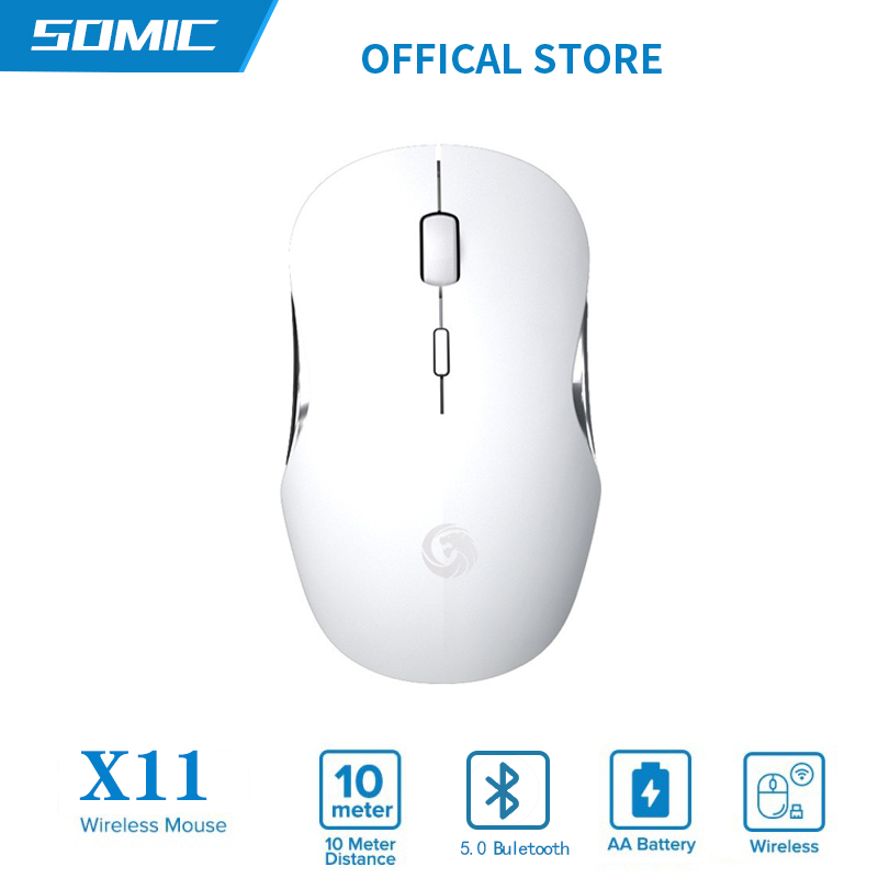 SOMIC X11 Fashion Silent wireless mouse Optical Rechargeable mouse ...