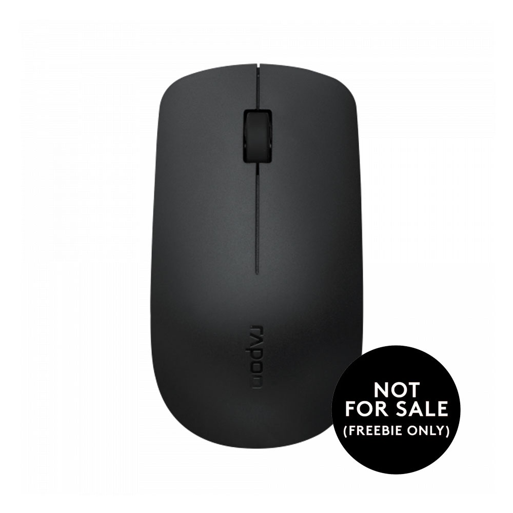 [FREEBIE/NOT FOR SALE] Rapoo Mouse Wireless M20 Plus Black | Shopee ...