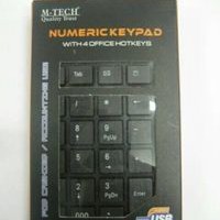 M-tech Numeric Keypad / Mtech USB Numerical Pad Universal | Shopee ...