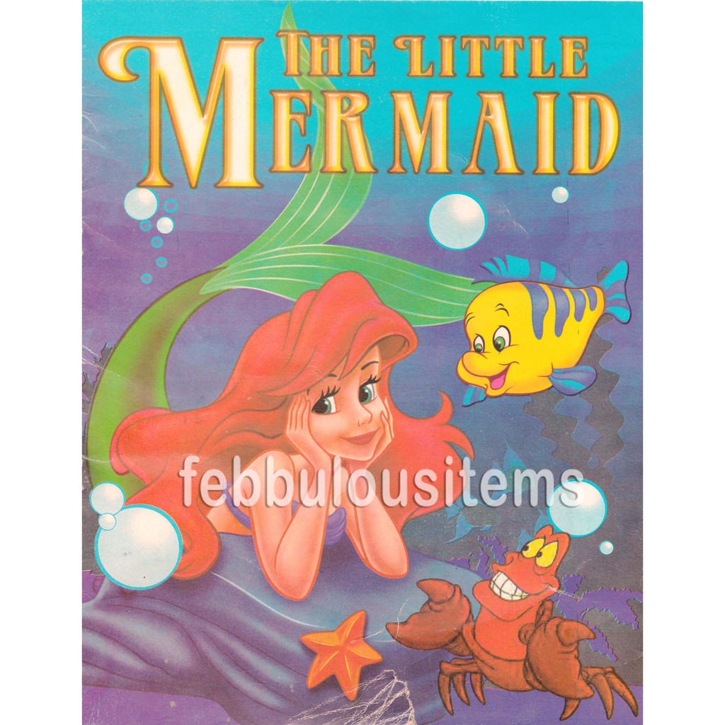 Story Book / Coloring Book English Tagalog ( The Little Mermaid ...