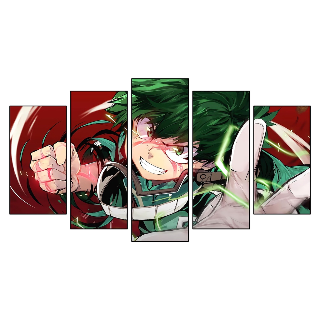 Customized Anime Wall Mural 22x37 inch 5 Tile set One Piece/ Demon ...