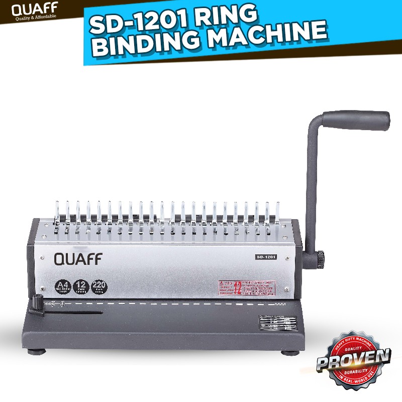 QUAFF Binding Machine A4 Ring Sd-1201 | Sd-1501A21 | Wire Td-1500B10 ...