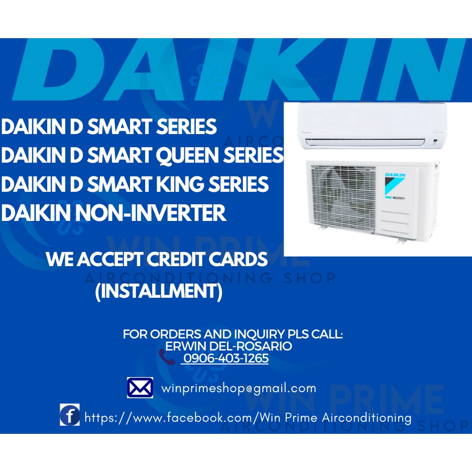 Daikin 1 5hp D Smart Queen Series Split Type Inverter Aircon Ftkc35tvm