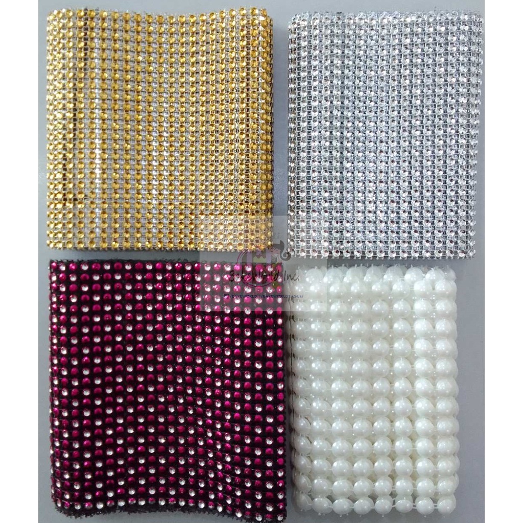 Glam Ribbons 1 Meter (Magenta, Silver, Gold, Pearl) | Shopee Philippines