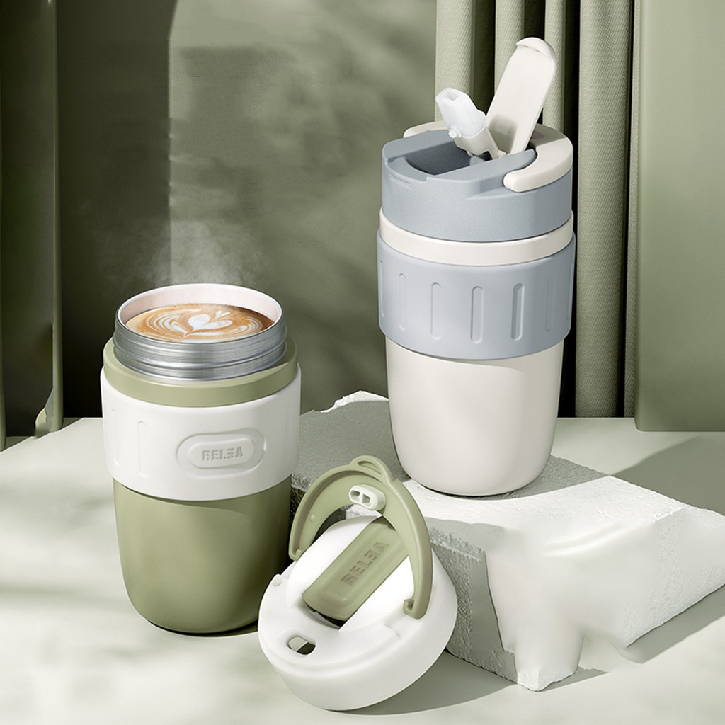Ceramic Liner Thermal Mug 316 Stainless Steel Thermo Bottles for Coffee ...