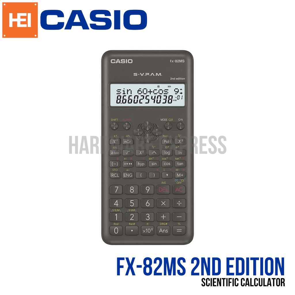 CASIO fx-82MS 2nd Edition Scientific Calculator | Shopee Philippines