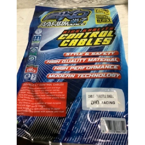 DIO RACING THROTTLE CABLE EIKO | Shopee Philippines
