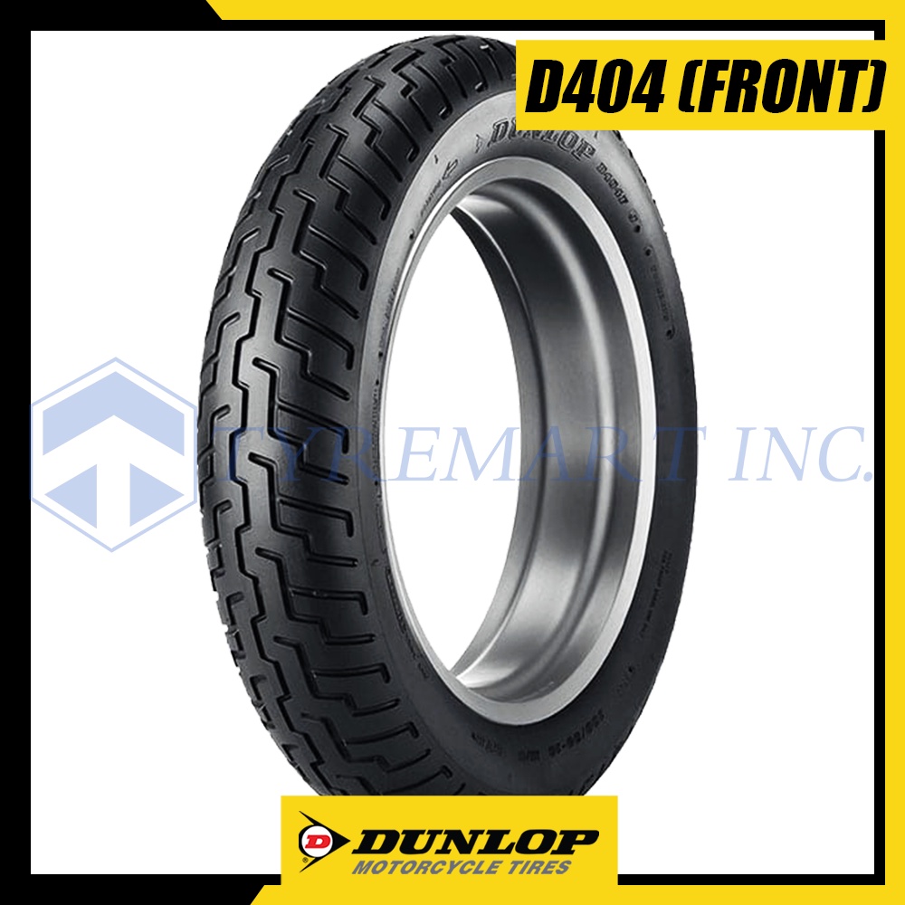 Dunlop Tires D404 110/90-18 61H Tubeless Motorcycle Street Tire (Front ...