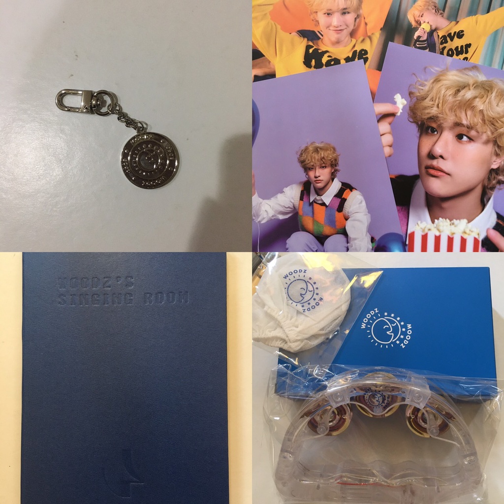 Woodz CHO SEUNGYOUN MOODZ FANKIT PHOTOBOOK PB MINI KEYRING POSTER LED ...